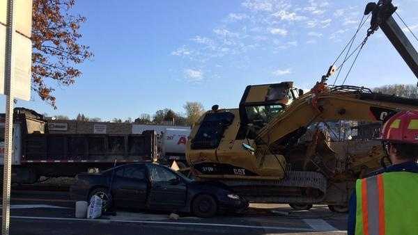 Excavator crash 'one of those unlucky things that could've happened to ...