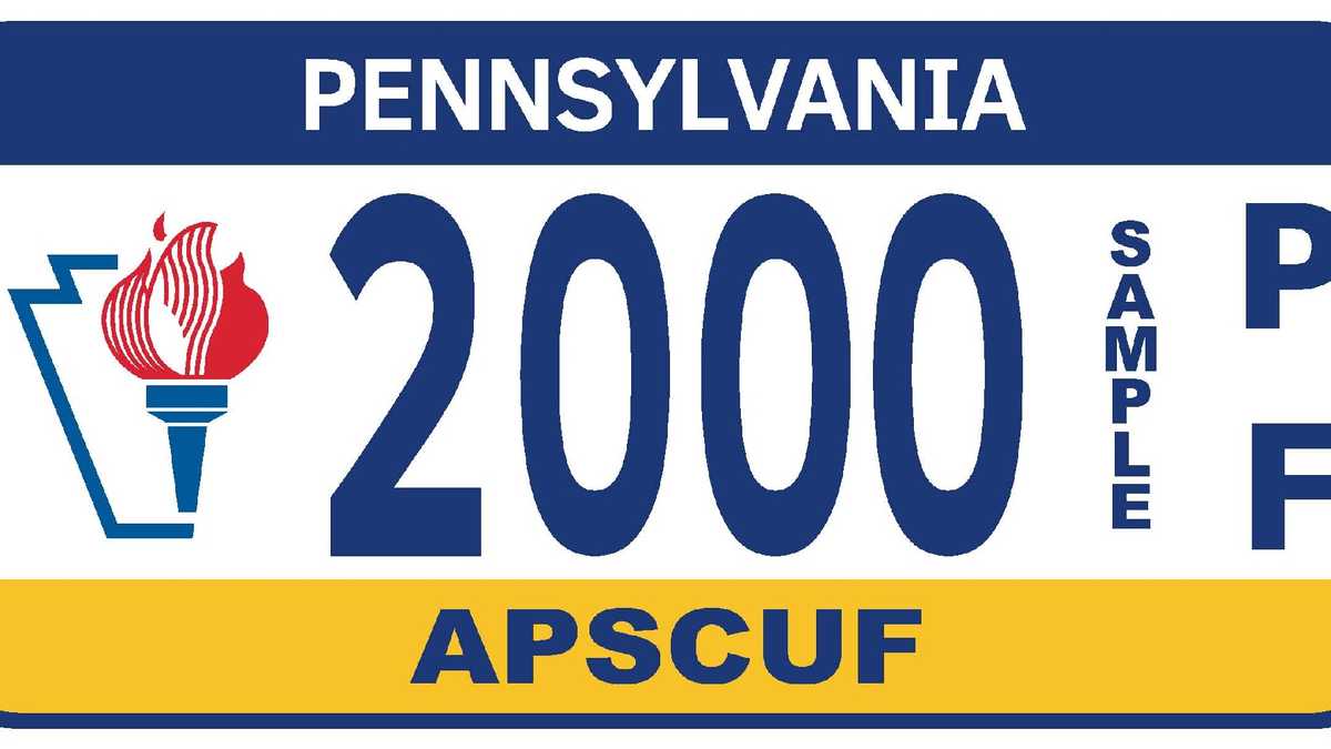 Images: Pennsylvania's many special license plates