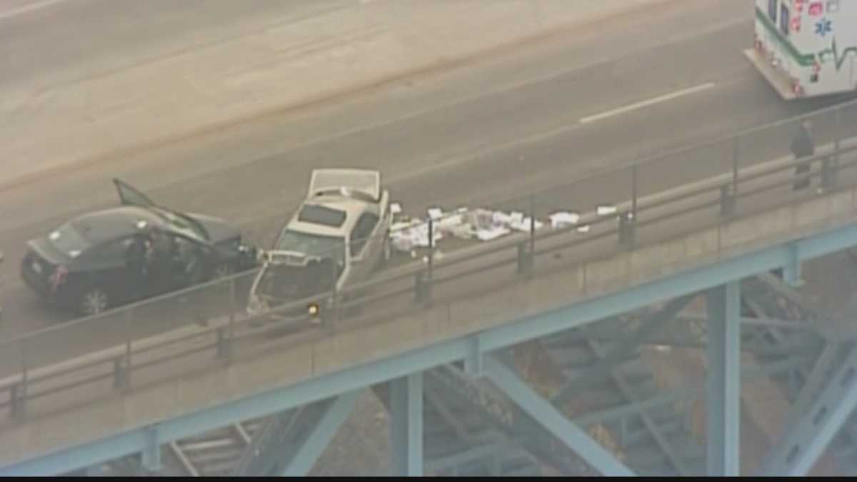 Photos: Rankin Bridge crash causes injuries