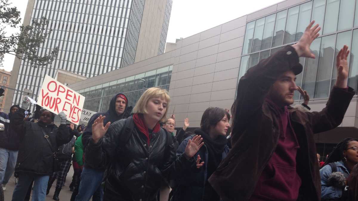 Photos: 'Die-in' chokehold protest in downtown Pittsburgh