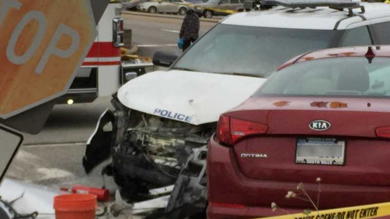 Photos: Fatal crash involving Monroeville police car