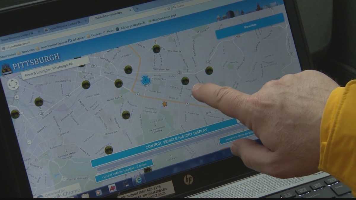 Pittsburgh's Snow Plow Tracker website weathers its first run