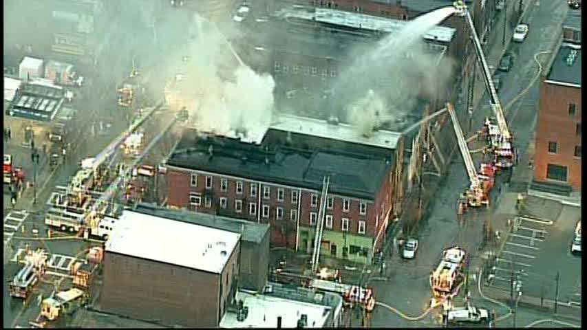 Photos: Homestead fire tears through stores, apartments
