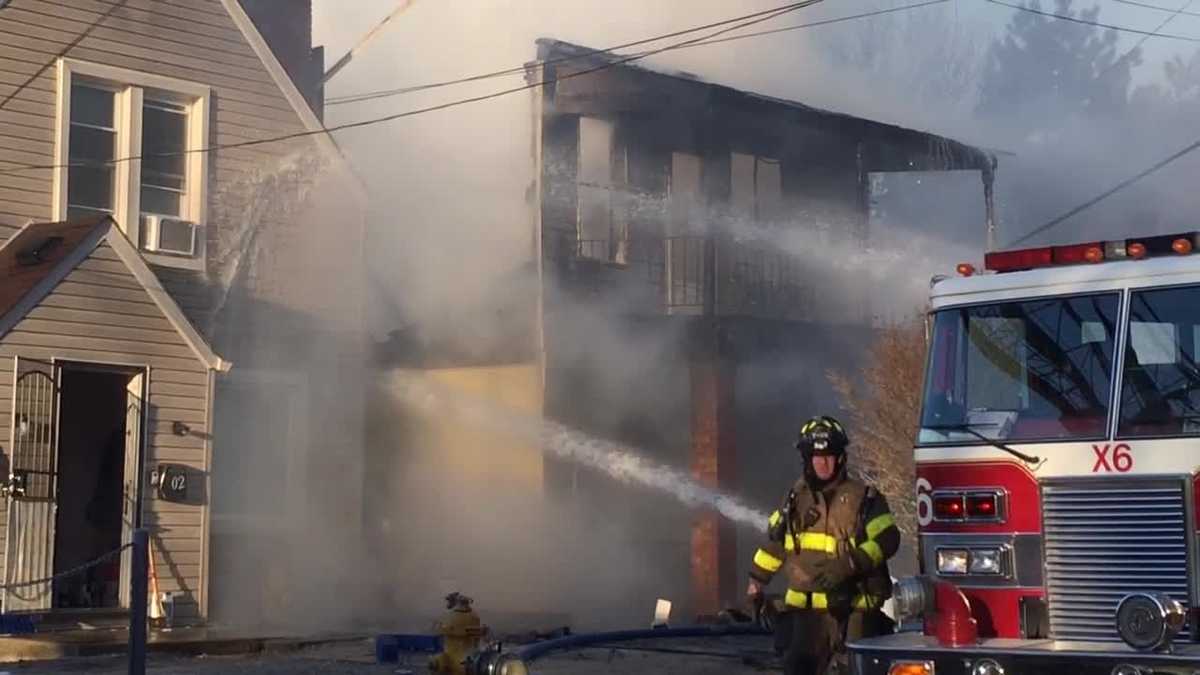 In photos: Large, smoky house fire in Carrick