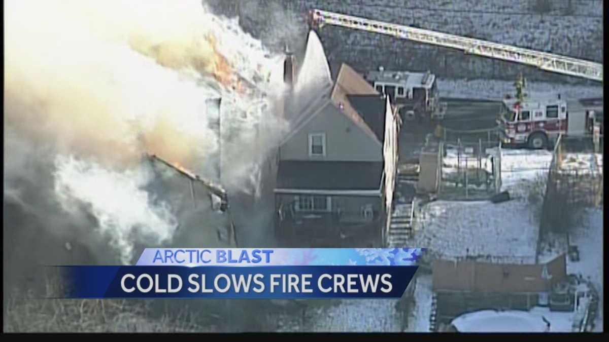 Carrick home engulfed by flames, partially collapses