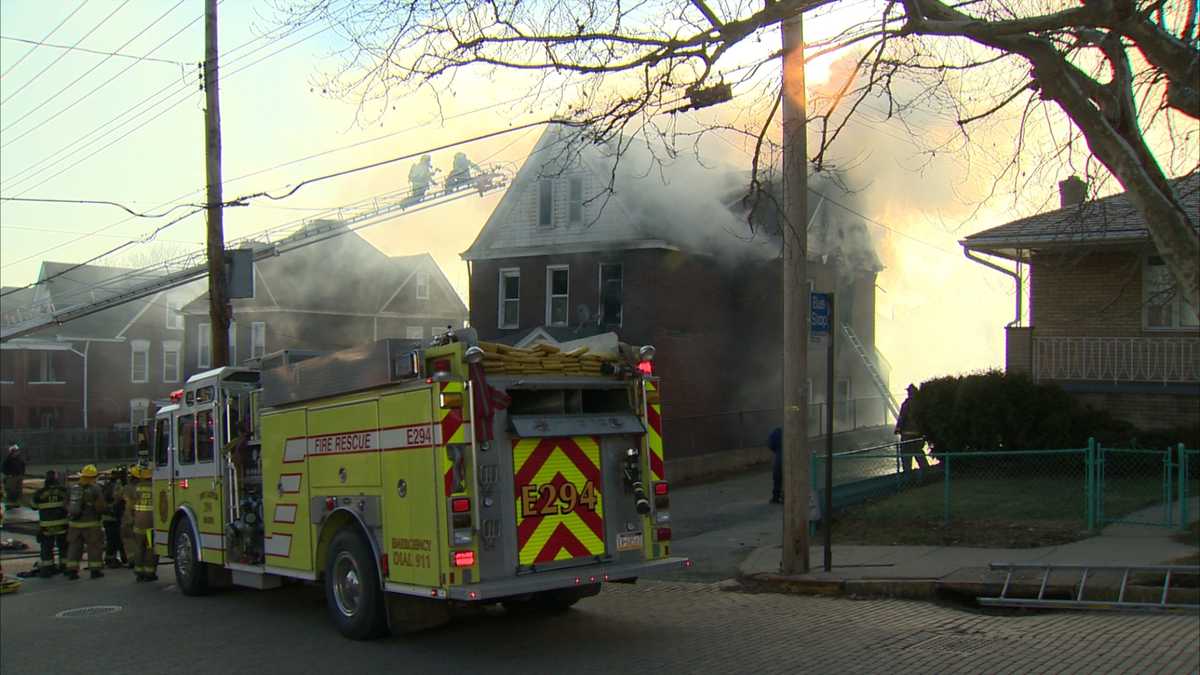 Photos: Fire destroys house in Duquesne