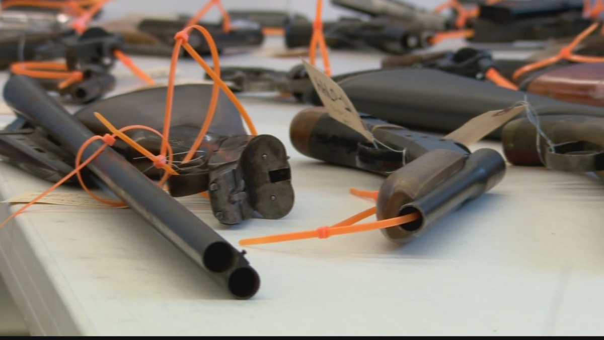 2 dozen turn in guns for job training
