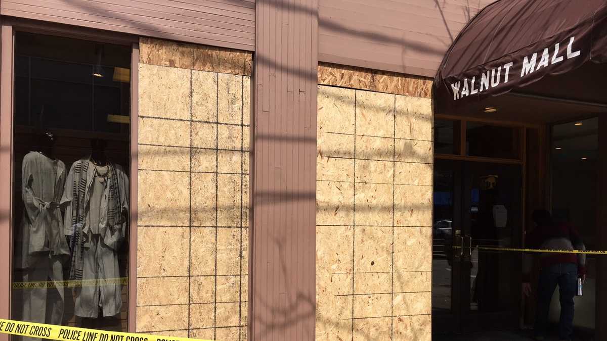 Photos: Windows smashed, storefronts damaged by Shadyside vandals