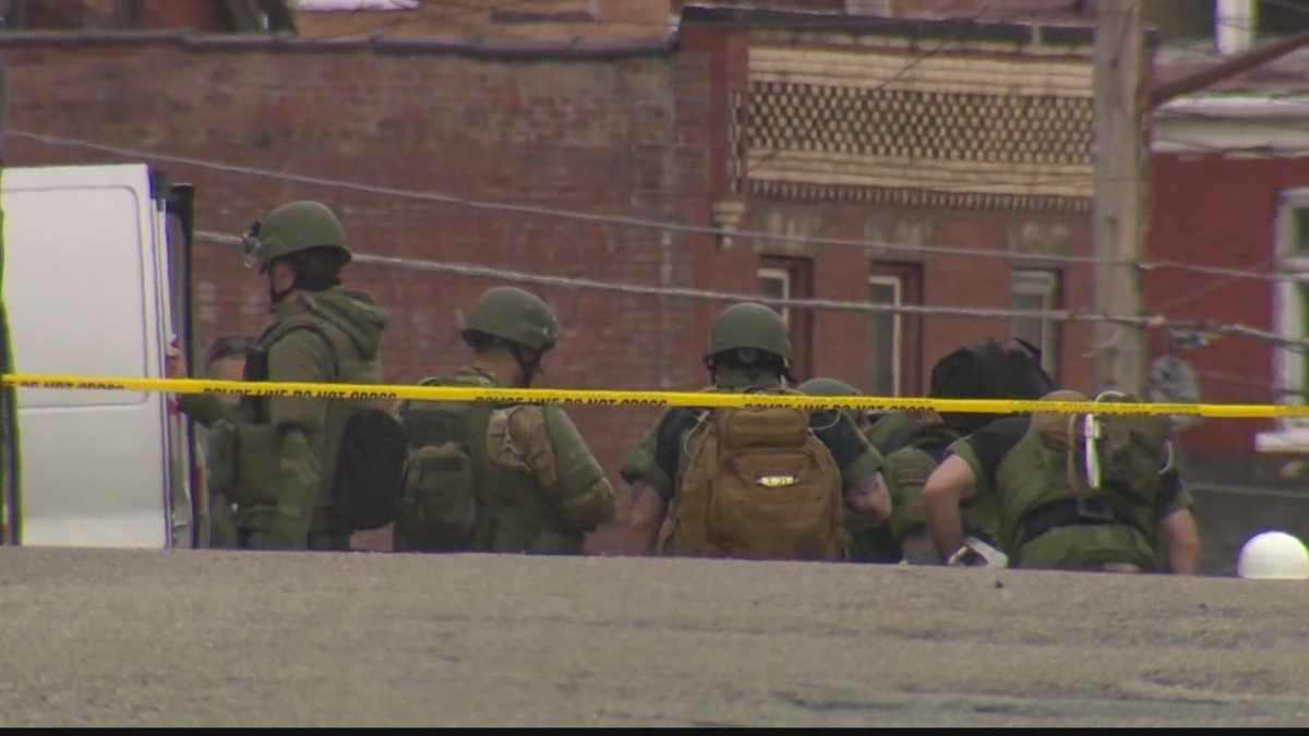 Swat Team Cant Find Gunman Who Shot At Cop Car