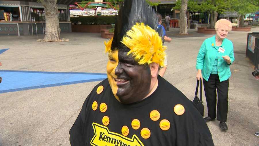 Photos: Meet Kennywood's newest mascot, Mr. Fanatic