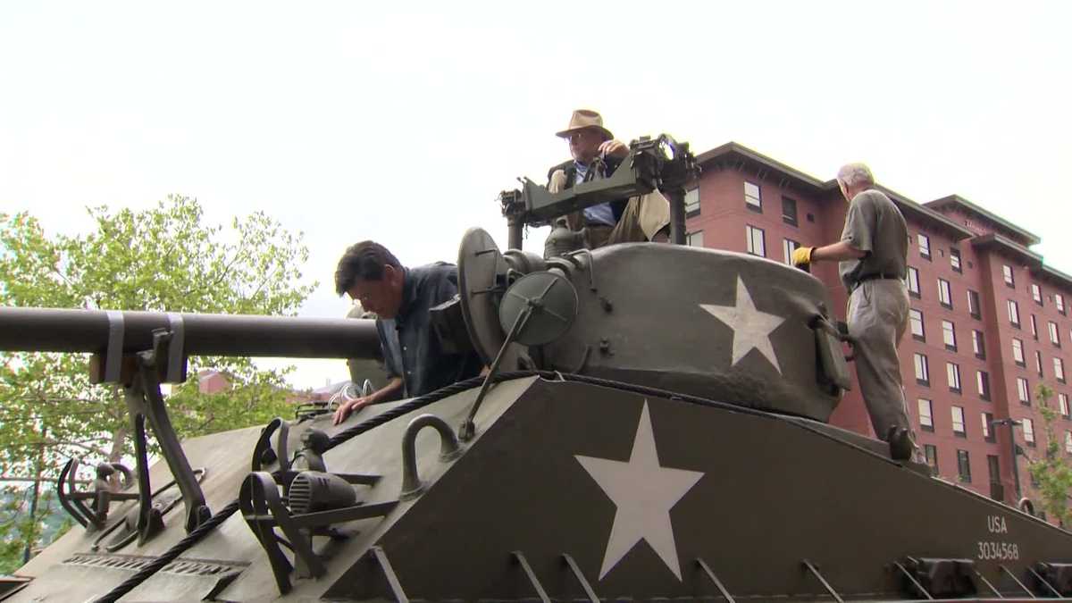 Photos: WWII Sherman Tank on display at Heinz History Center