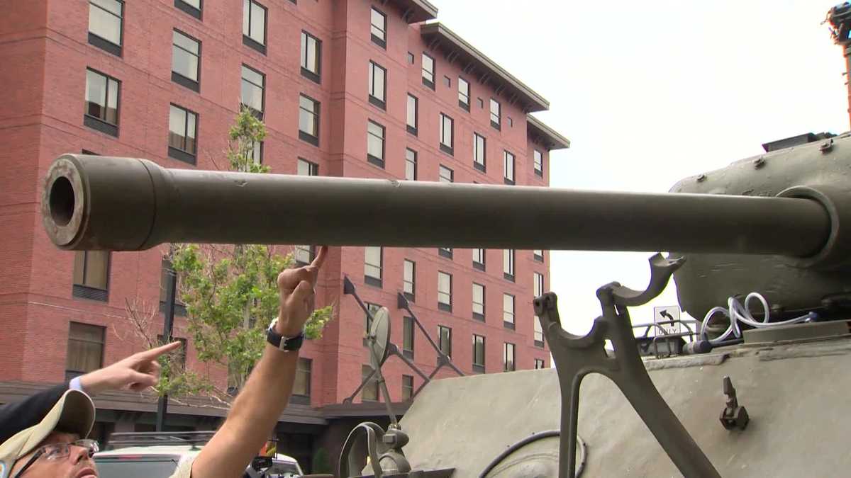 Photos: WWII Sherman Tank on display at Heinz History Center