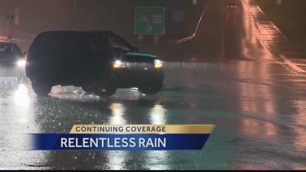Heavy rain affects Pittsburgh-area road conditions