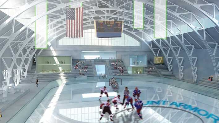 Photos: Ice rink proposed at Hunt Armory in Shadyside