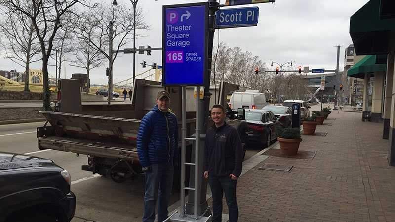 New digital signs help you find downtown parking