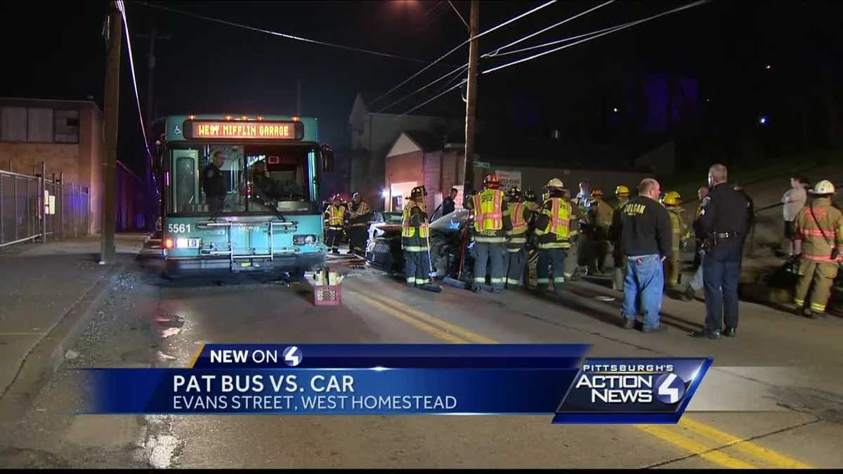 1 injured after PAT bus and car collide