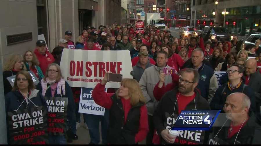 Verizon workers go on strike amid contract dispute