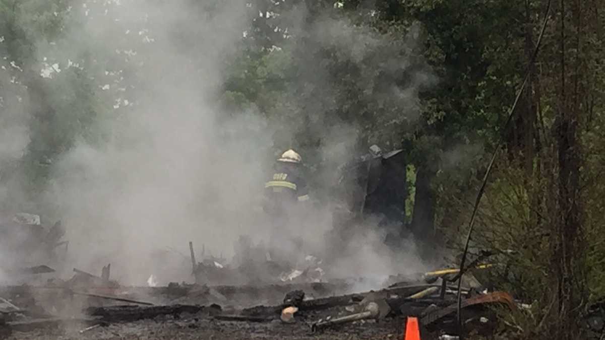 Photos: Home destroyed by fire in Washington Township
