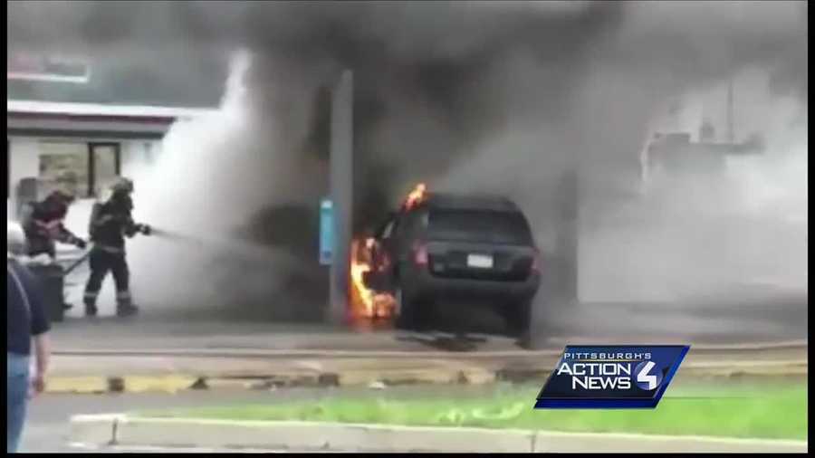 Police: Driver in fiery crash at CoGo's gas pump was DUI