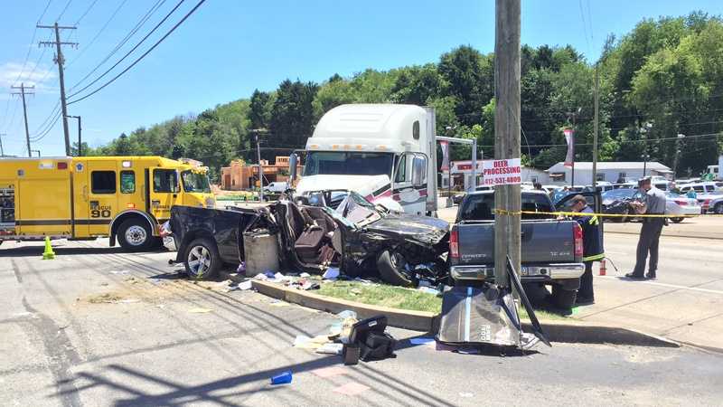 Photos: Big crash shuts down Route 22