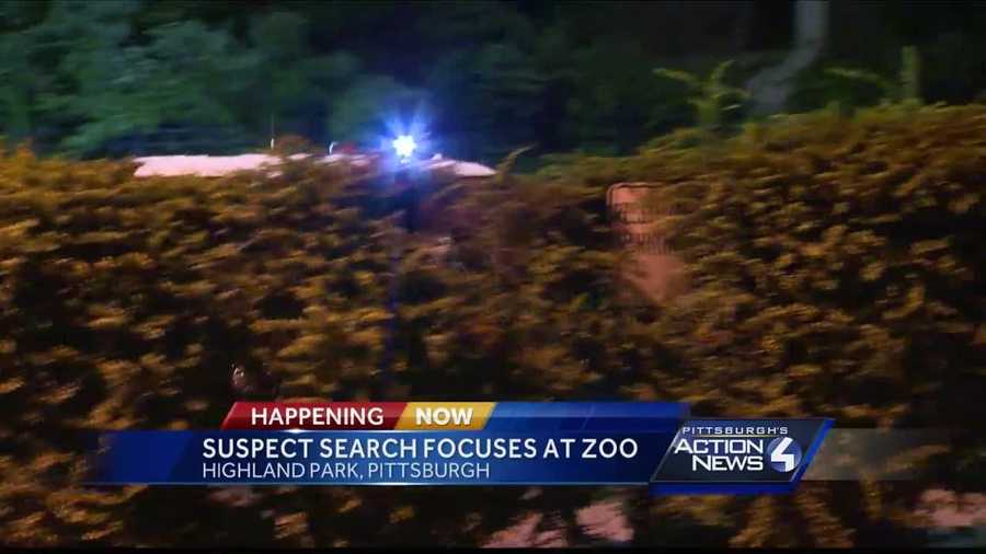 Police check Pittsburgh Zoo after suspect flees