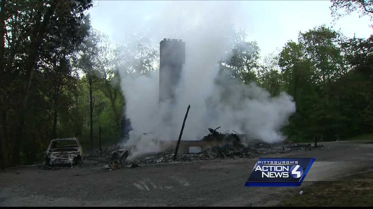 Burn victim leaps from window as fire rips through home