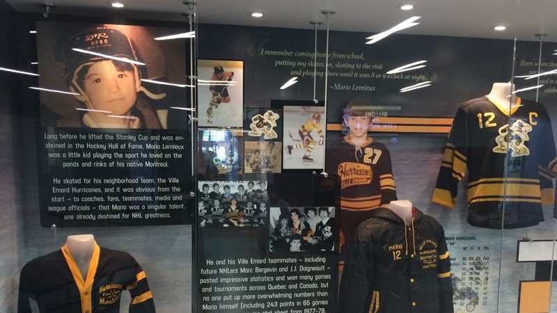 Photos: Mario Lemieux exhibit opens at Penguins practice facility