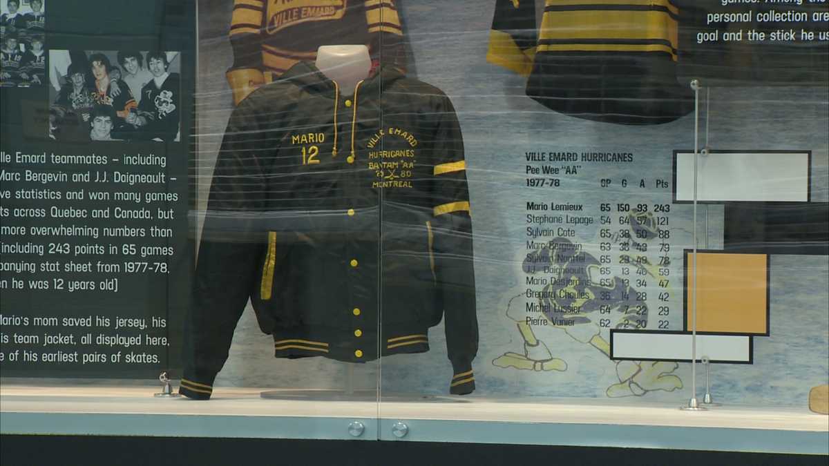 Photos: Mario Lemieux exhibit opens at Penguins practice facility