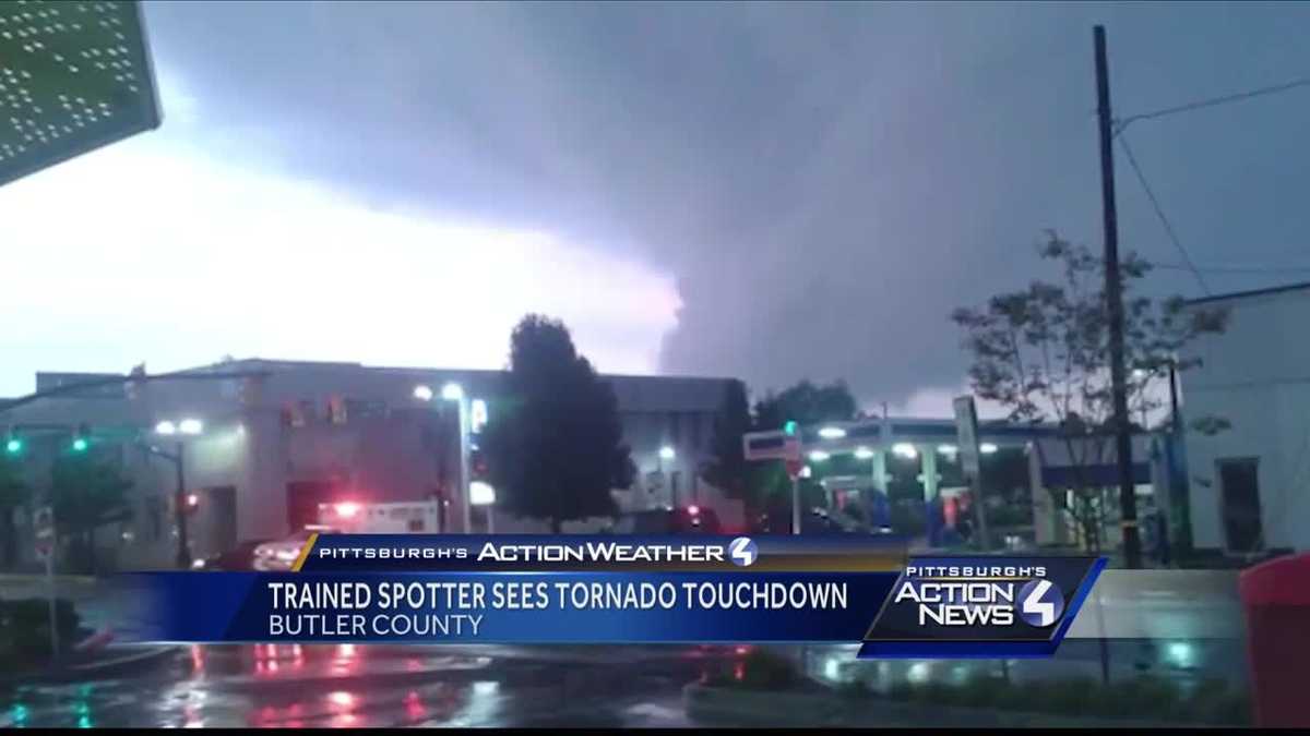 Funnel clouds seen in Butler County, but no tornadoes confirmed