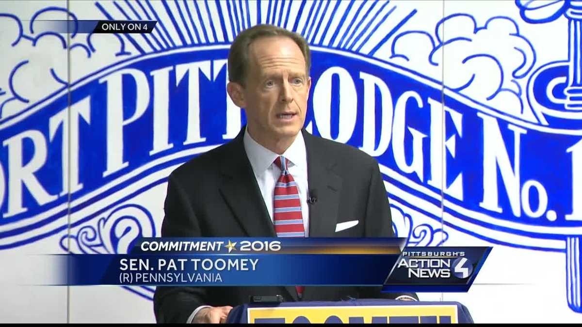 Chances of endorsing Trump? Toomey won't say; calls Clinton, Trump ...