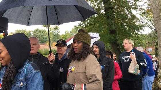 PHOTOS: Clinton, Kaine rally at Allerdice High School