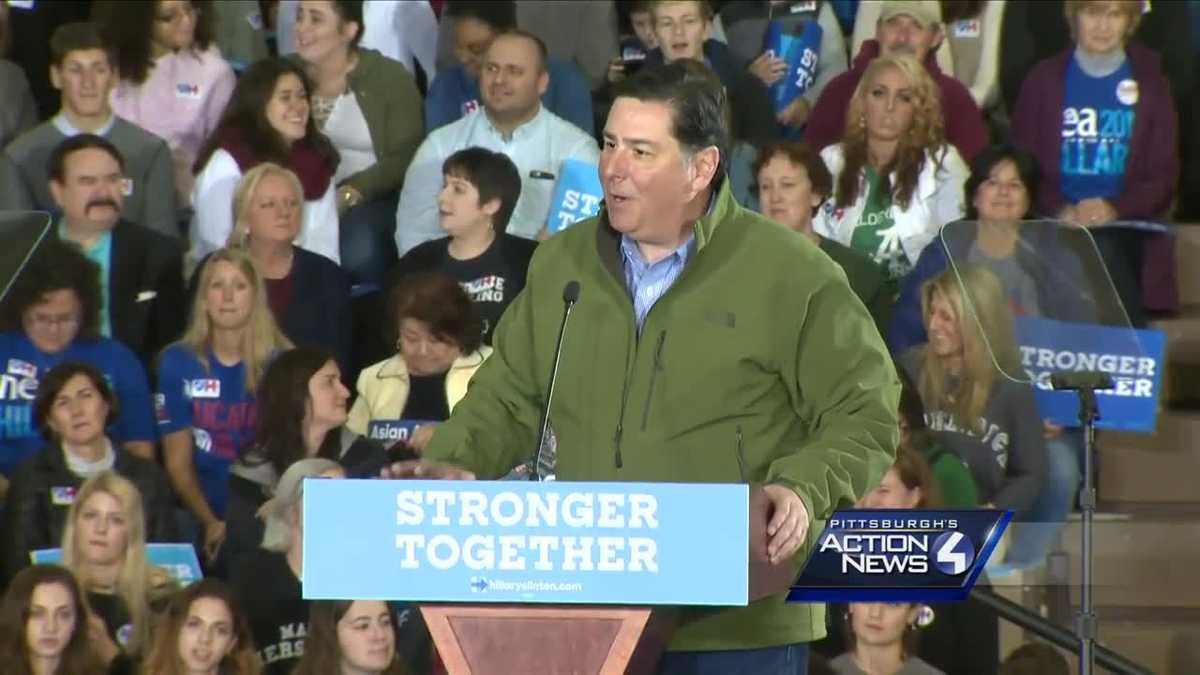 PHOTOS: Clinton, Kaine rally at Allerdice High School