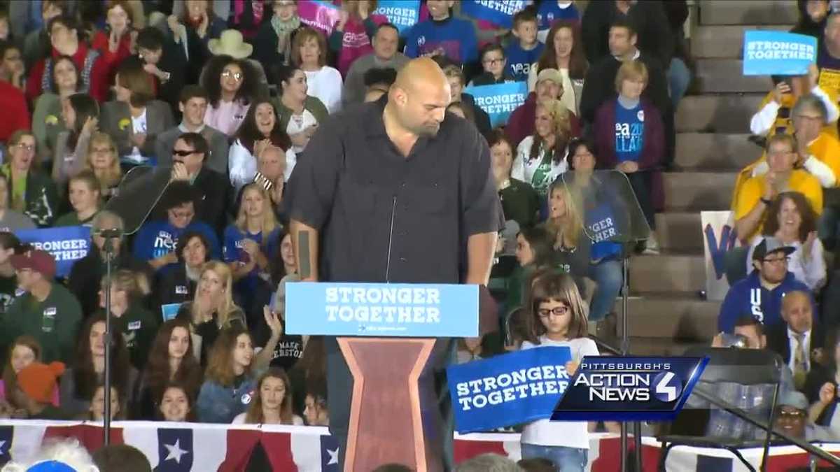PHOTOS: Clinton, Kaine rally at Allerdice High School