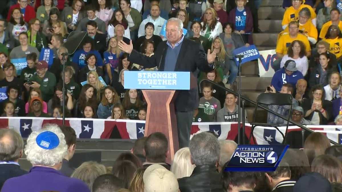 PHOTOS: Clinton, Kaine rally at Allerdice High School