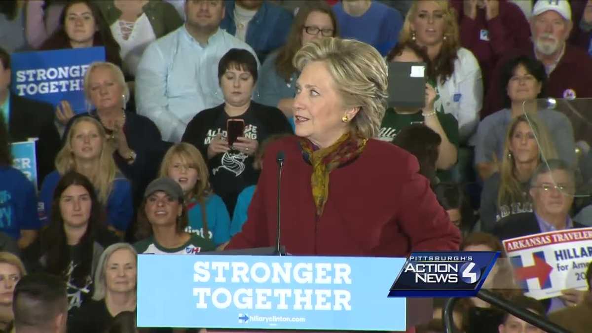 PHOTOS: Clinton, Kaine rally at Allerdice High School