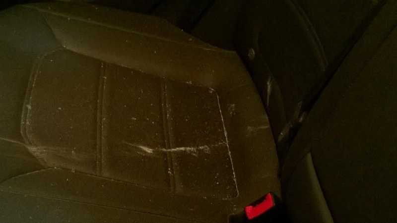 Photos: Car hit by rock thrown on I-376