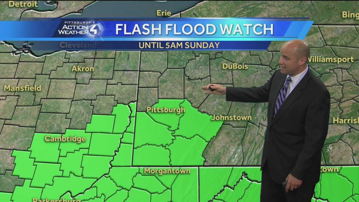 Heavy rain could bring minor flooding to Pittsburgh area