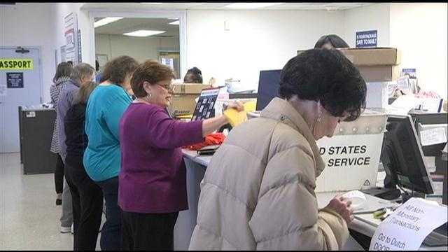 Outgoing holiday packages, cards make today busiest day of year for USPS