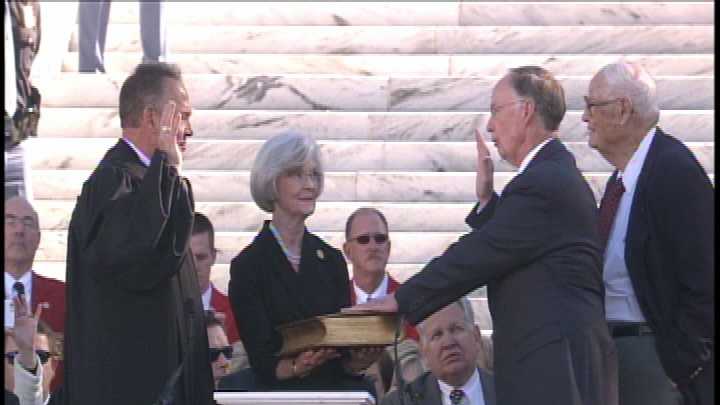 Gov. Robert Bentley takes oath of office