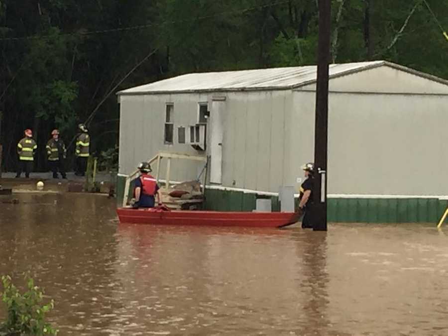 7 rescued from Northport flood waters