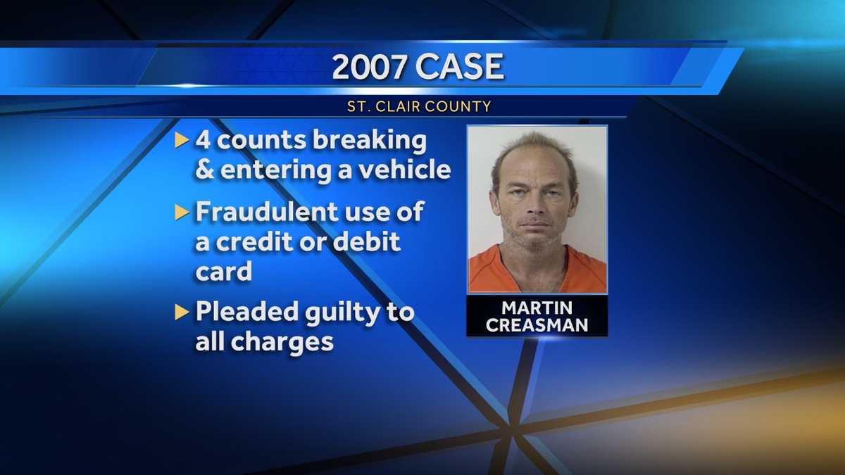 Timeline: Martin Creasman convictions
