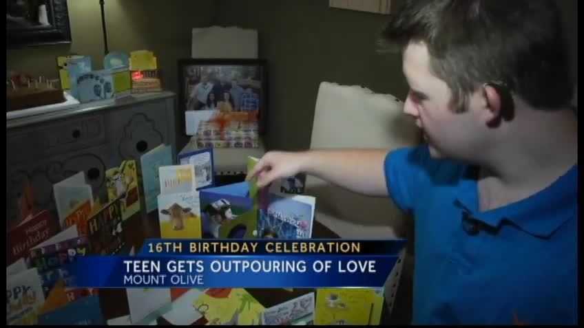 Jacob Mayfield's birthday surprise