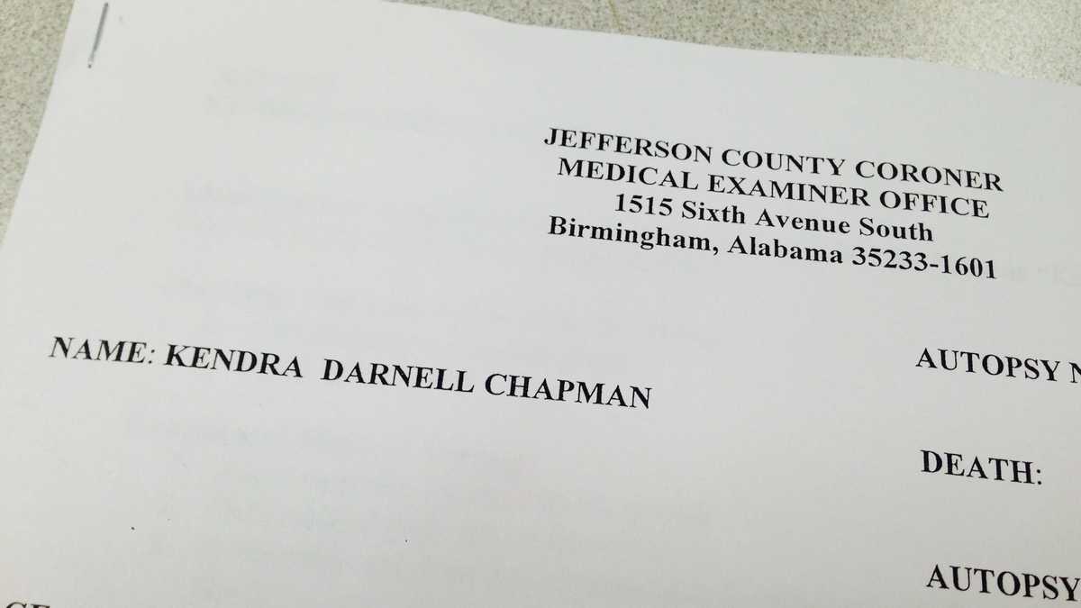 Kindra Chapman autopsy released