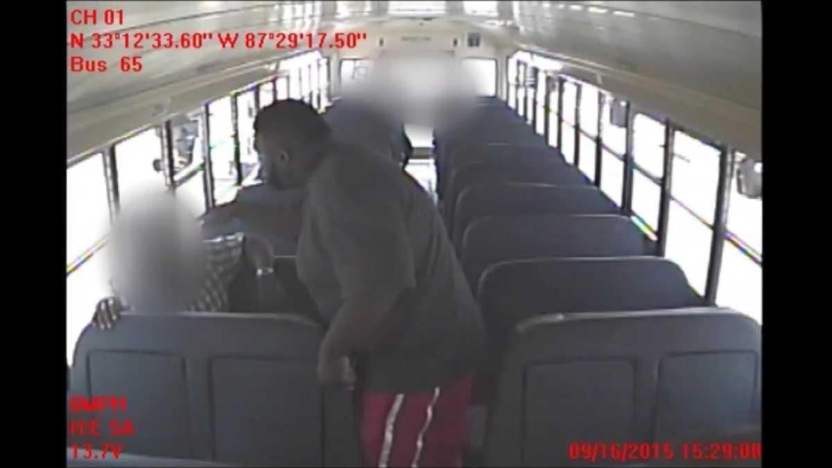 School bus video shows school bus attack