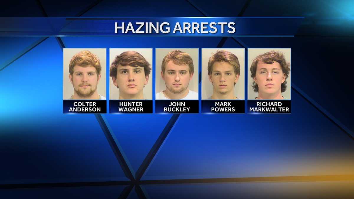 5 arrested for University of Alabama hazing allegations