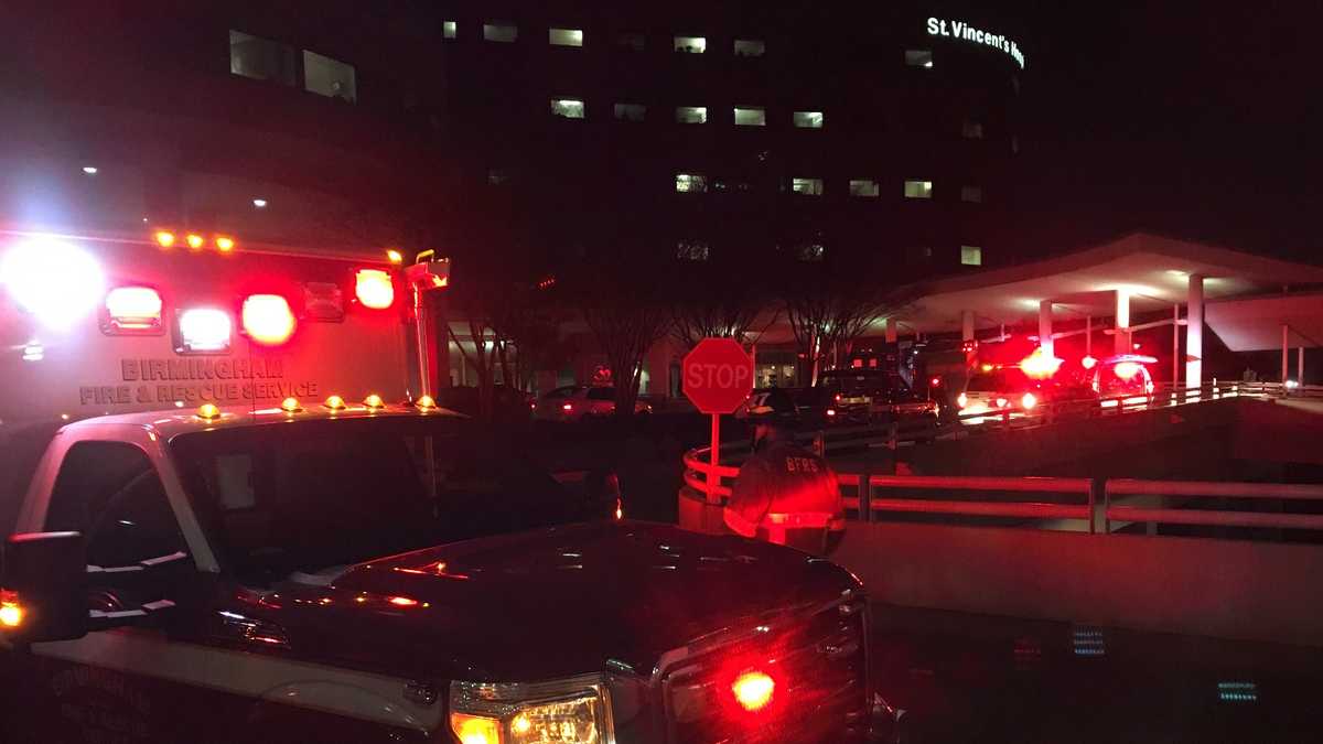 Person burned by a fire at St. Vincent's Hospital
