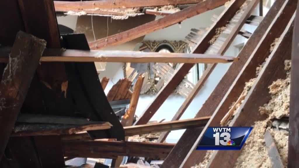 Repair crews begin work after west Birmingham chimney collapse