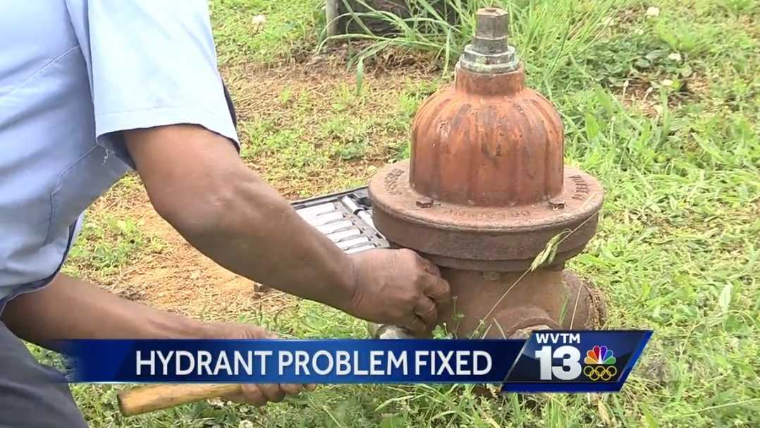 Fire hydrants that malfunctioned during fire under repair