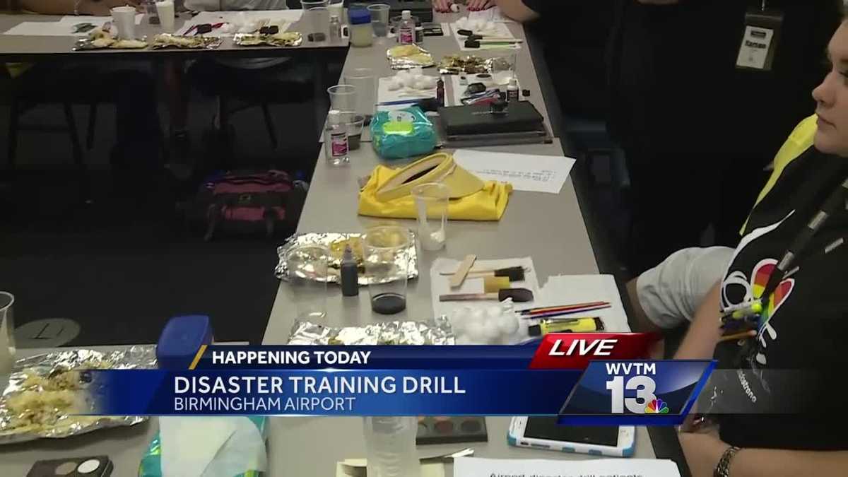 Disaster training drill Thursday at Birmingham airport
