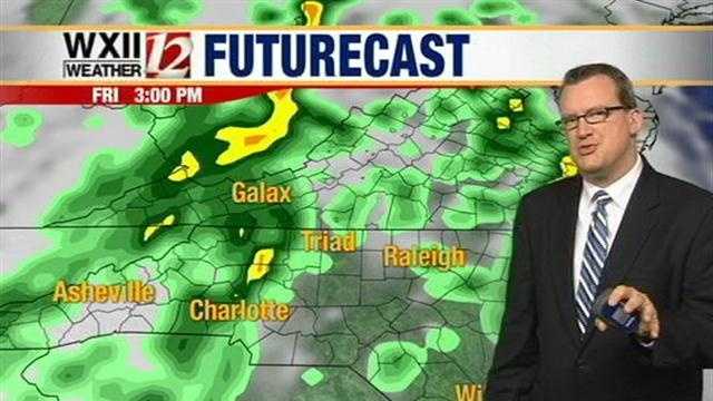 Futurecast images: Hail, isolated tornadoes?